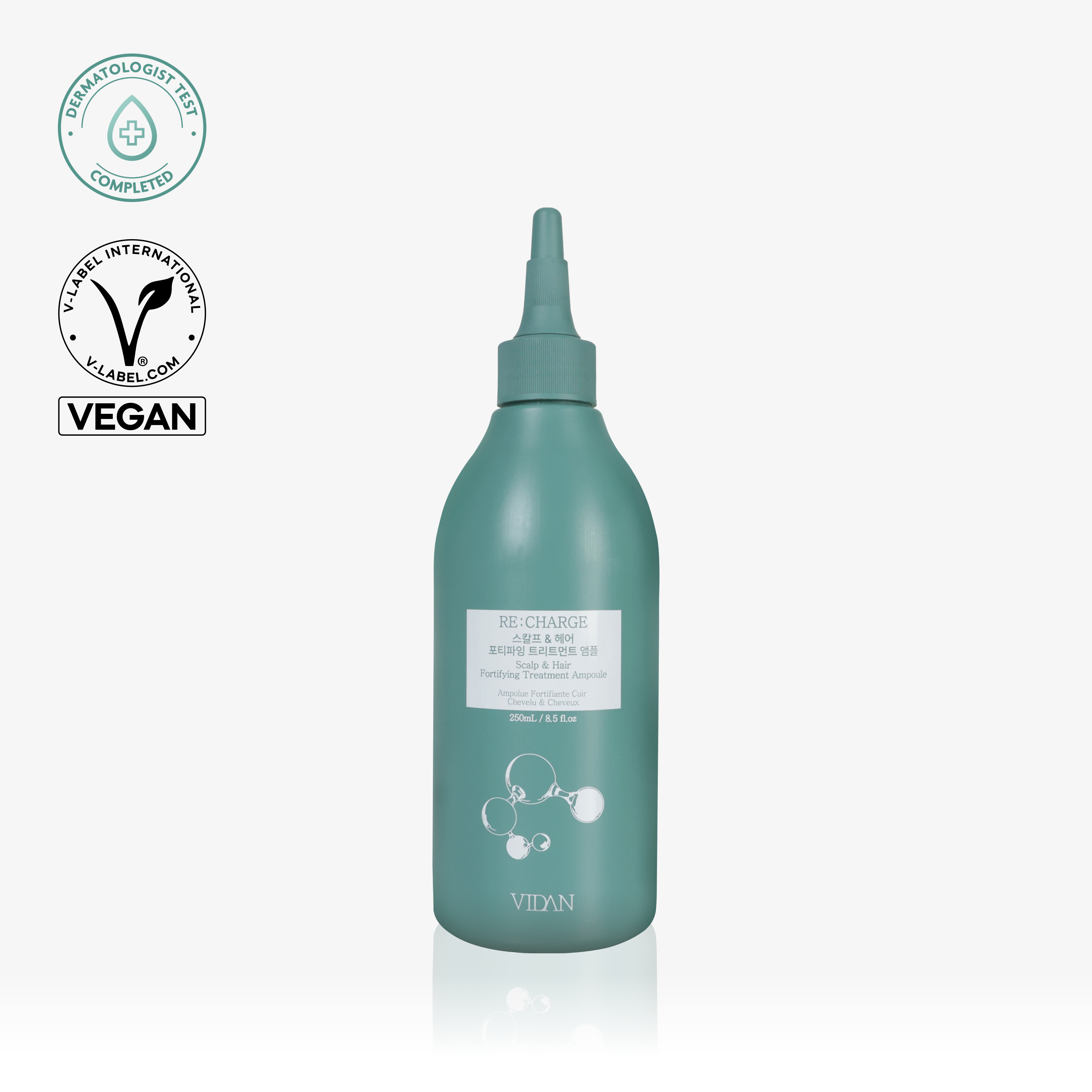 RE:CHARGE Scalp & Hair Fortifying Treatment Ampoule with PDRN & Peptid ...